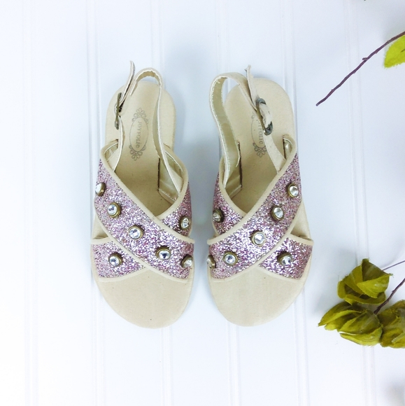 Joyfolie | Shoes | Joyfolie Toddler Girls Glitter Sandals Pink | Poshmark